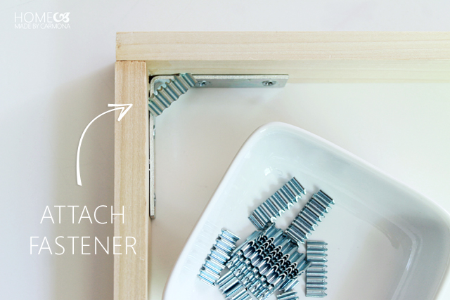 Floating Frame - attach fasteners - Home Made By Carmona