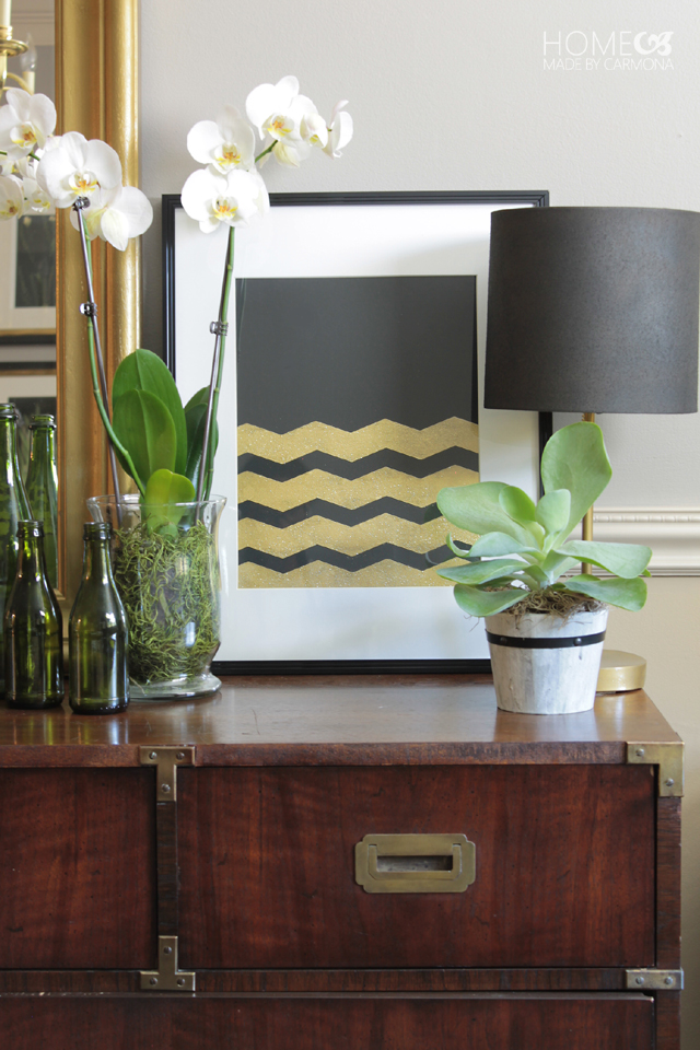 DIY Chevron Art - Home Made By Carmona