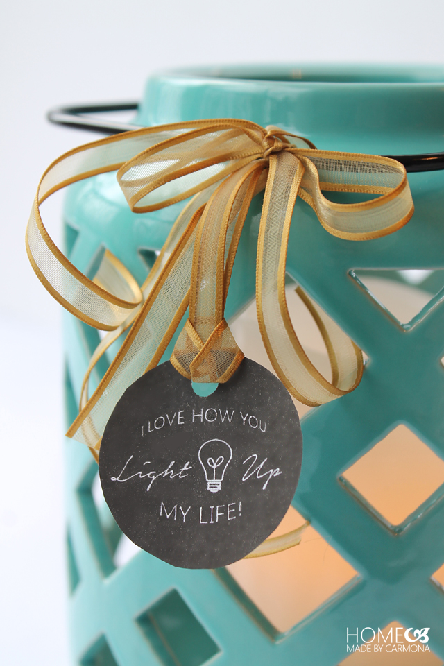 You Light Up My Life Gift Tags - Home Made by Carmona