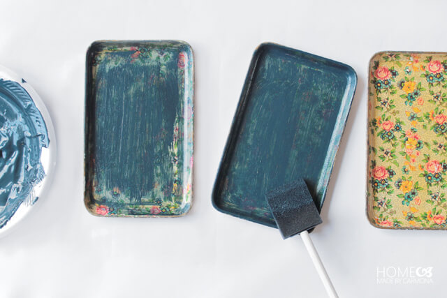 Simple DIY Painted Trays - Home Made By Carmona
