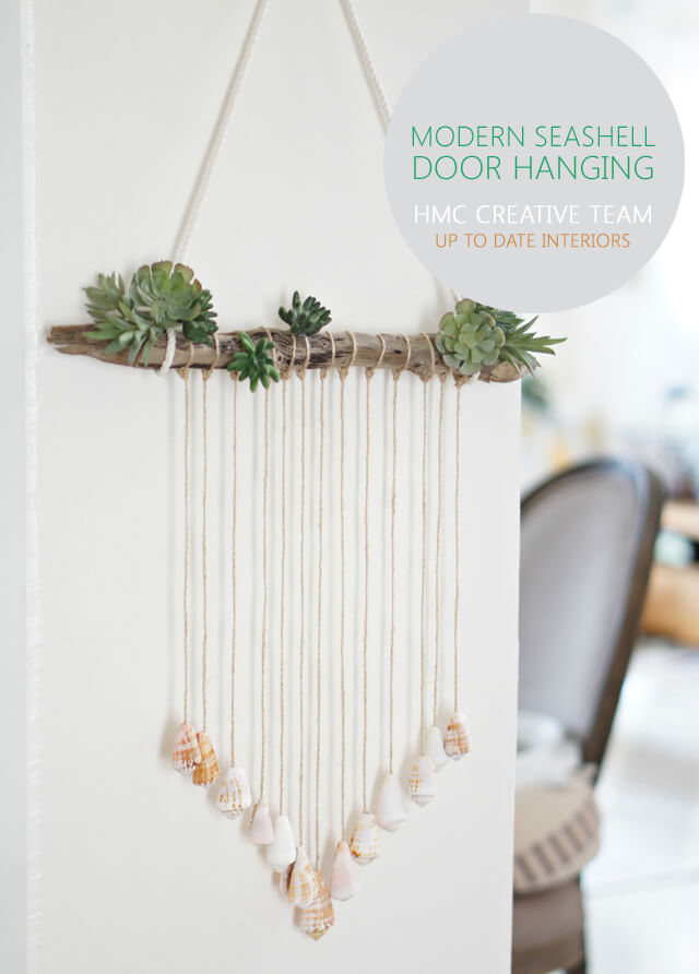 Modern Seashell Door Hanging - Home Made By Carmona