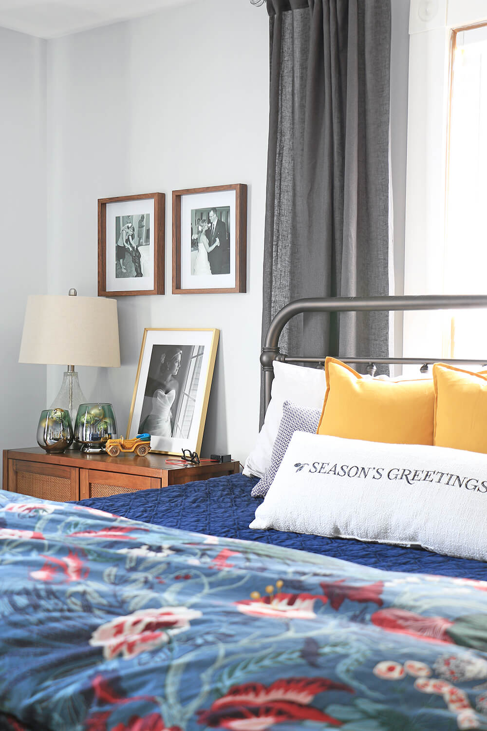 Bedroom-with-colorful-bedding - Home Made By Carmona