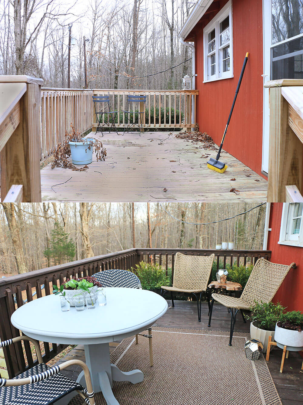 Small-Back-Deck-Before-and-After - Home Made By Carmona