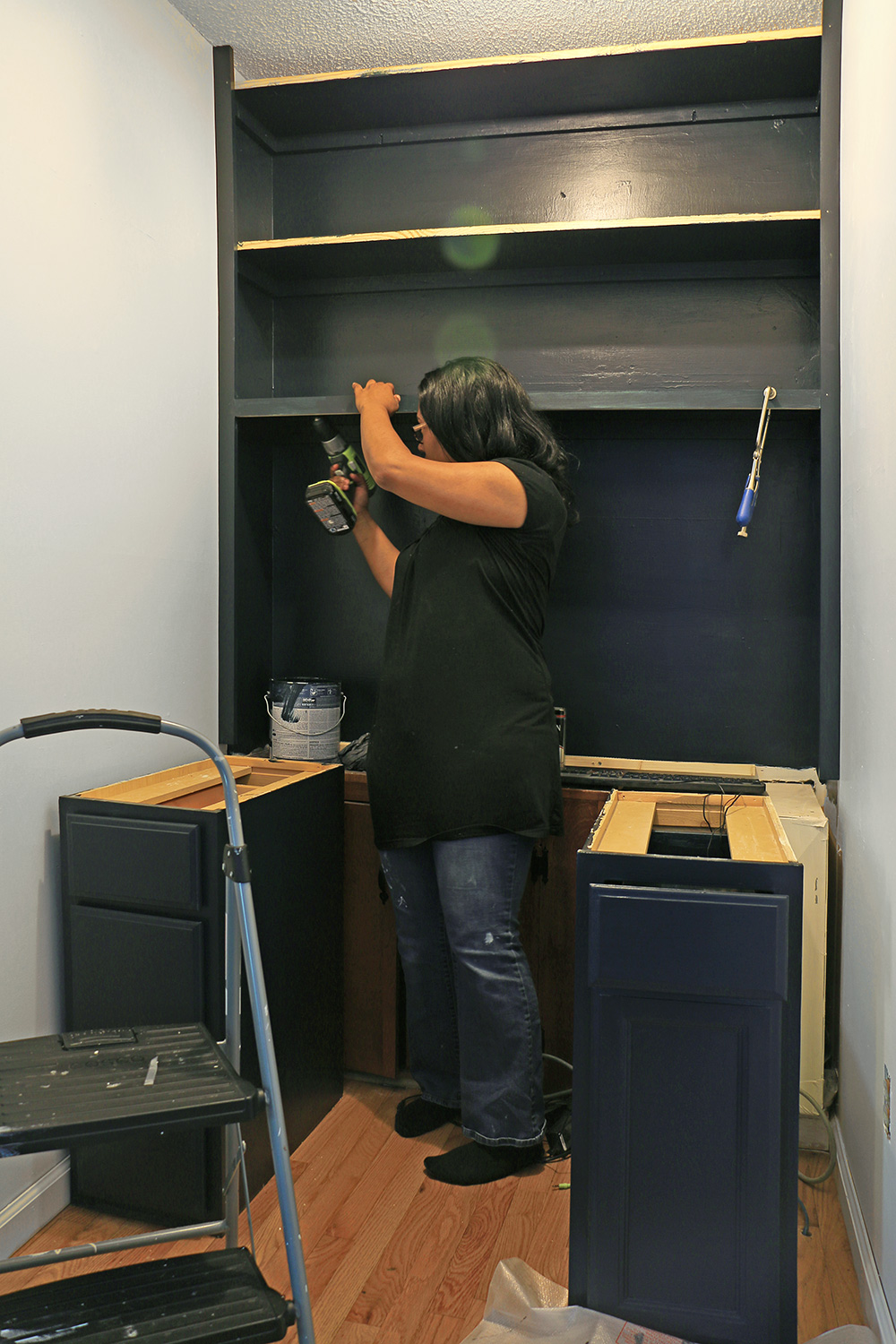 Faux-Bookshelf-Built-Ins - Home Made By Carmona